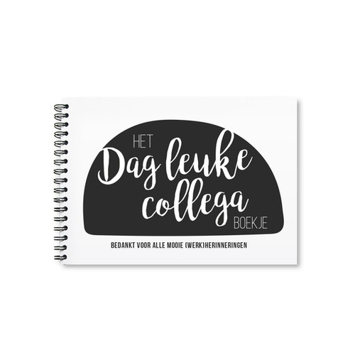 Het Dag Leuke Collega boekje – Afscheid collega | Studio Mamengo