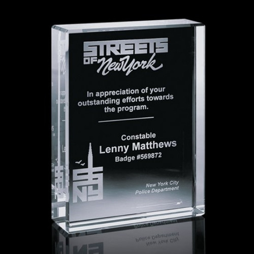 Trophy - Crystal - York Award