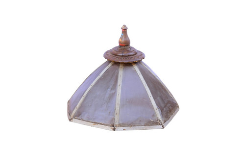 ORIGINAL OLD TOP TEMPLE ROOF IN WOOD & IRON TURNED INTO SUSPENDED ...