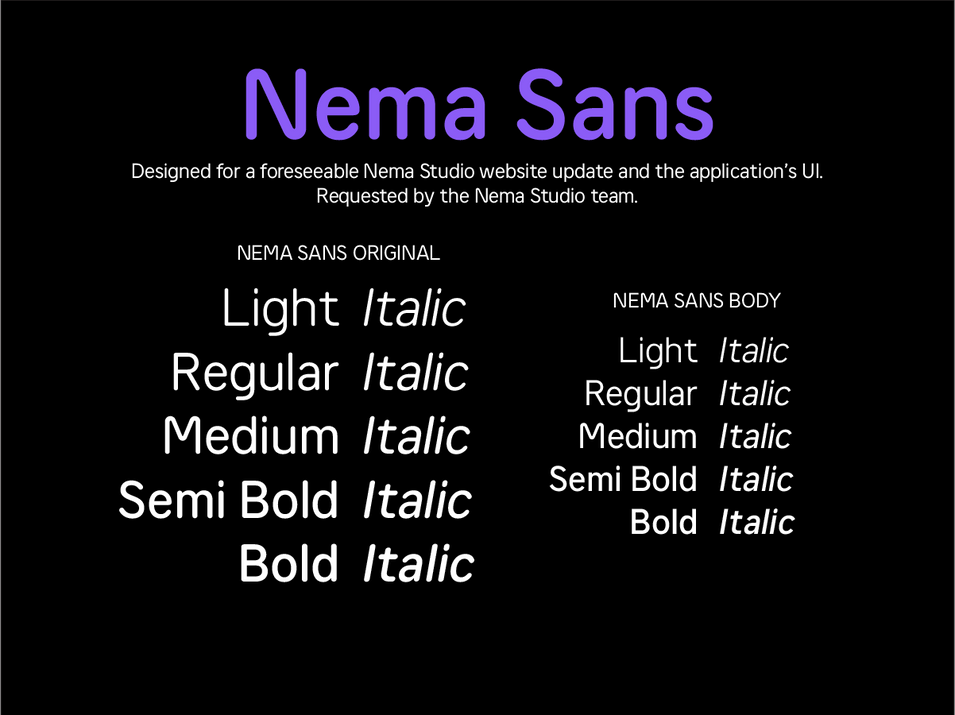 Nema Studio | Lyonstype Beta