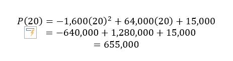 Using maximum and minimum of quadratic functions to determine the time ...