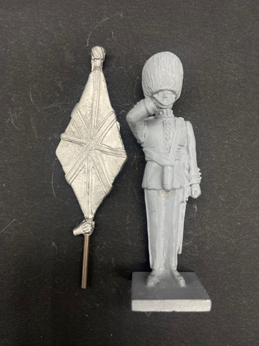 C18 Scots Guards Flag Bearer Union Jack Standing | British Toy Soldier ...