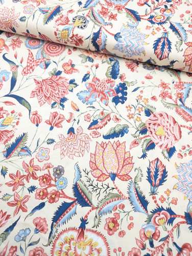 Dutch Heritage DHER5000 Dutch Chintz Cream 100% Cotton Fabric | Stitch ...
