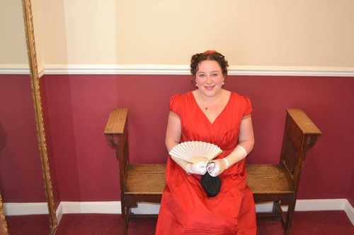 Crossover Wrap 100% Silk Regency Evening Dress/Gown | Stitch&Stitchability