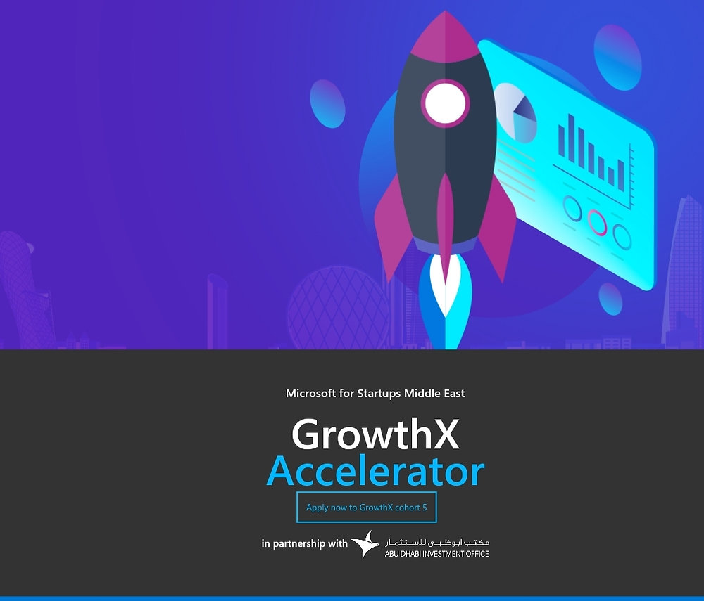 The Microsoft GrowthX accelerator program’s for AI Startups in MENA Region