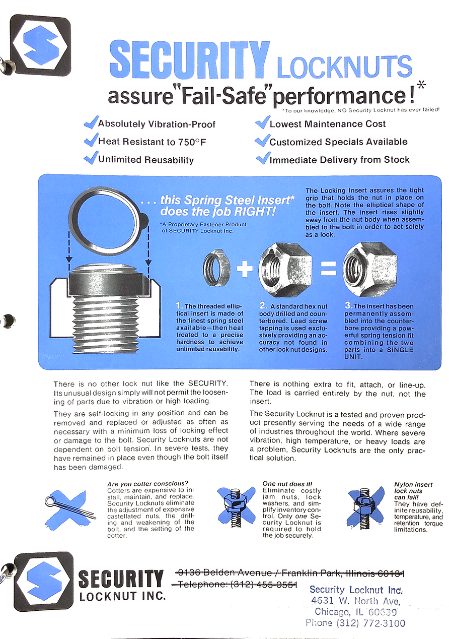 ABOUT - Security Locknut