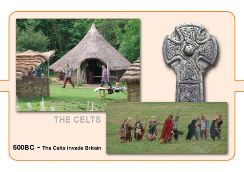 The Celts A4 Timeline Plate | Learning with Linden