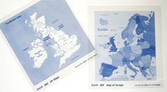Map of Europe OHP | Learning with Linden