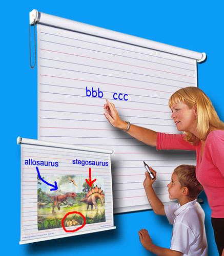 Presentation Blind with handwriting guide lines | Learning with Linden