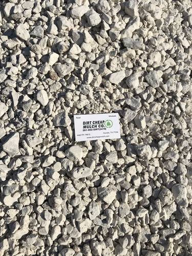 Limestone Gravel | Dirt Cheap Mulch Co., Inc. | Texas