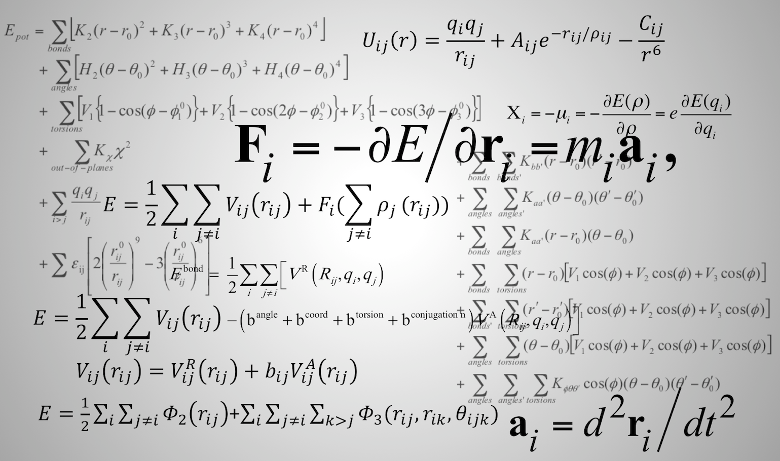 Classical Forcefields for Modeling Materials on Atomic Scale