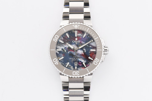 Oris Aquis Upcycle Multi-Coloured 41.5mm Brand New Box Papers ...