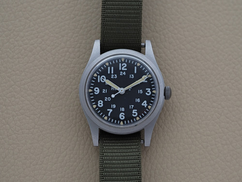 Hamilton H3 Old Stock 1982 and 2 OEM Nato Bands | TimeMerchants