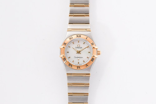 Omega Constellation Lady 795.1203 MOP Dial Two Tone /w Box | TimeMerchants