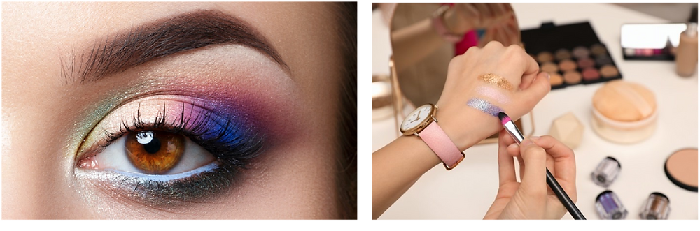 Multi Angled Evaluation of Cosmetic Effect Pigment