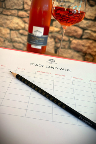 Stadt, Land, Wein - Spielblock | Dr. Crusius Weinshop