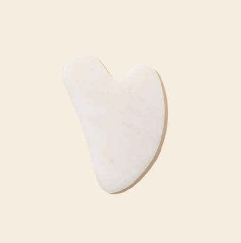 Gua Sha Facial Stone - White Jade | Simply Happy