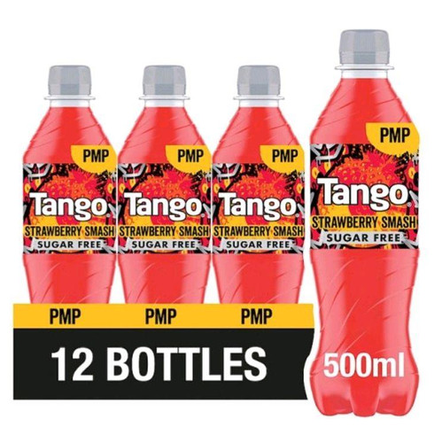 Tango Strawberry Smash Sugar Free - 12 x 500ml | RM Wholesale