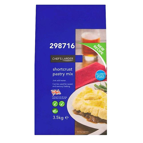 Chef's Larder Shortcrust Pastry Mix - 3.5kg Pack | RM Wholesale