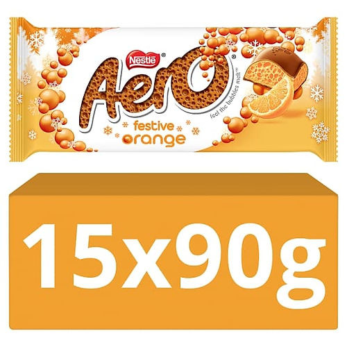 Aero Orange Chocolate - 15 x 90g Packs | RM Wholesale