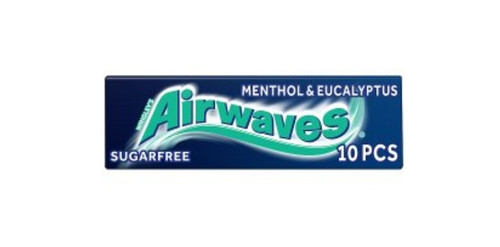 Airwaves Menthol & Eucalyptus Sugarfree Chewing Gum 30x10pc | RM Wholesale