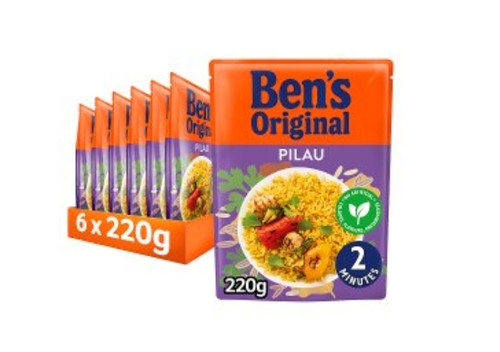 Bens Pilau Rice 6x220g | RM Wholesale