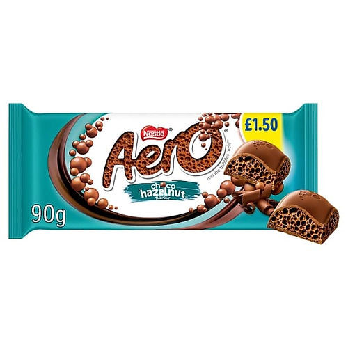 Aero Hazelnut Chocolate - 15 x 90g Packs | RM Wholesale