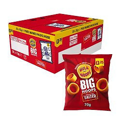 Hula Hoops Big Hoops Salted - 20 x 70g Packs | RM Wholesale
