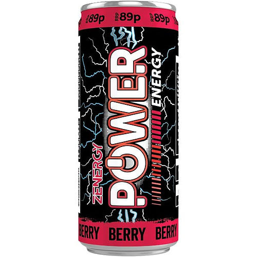 Z-Energy Power Berry Energy Drink - 12 x 500ml | RM Wholesale
