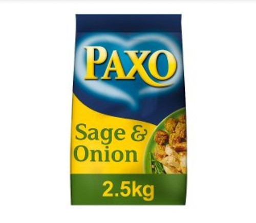 Paxo Sage & Onion Stuffing Mix 2x2.5kg | RM Wholesale