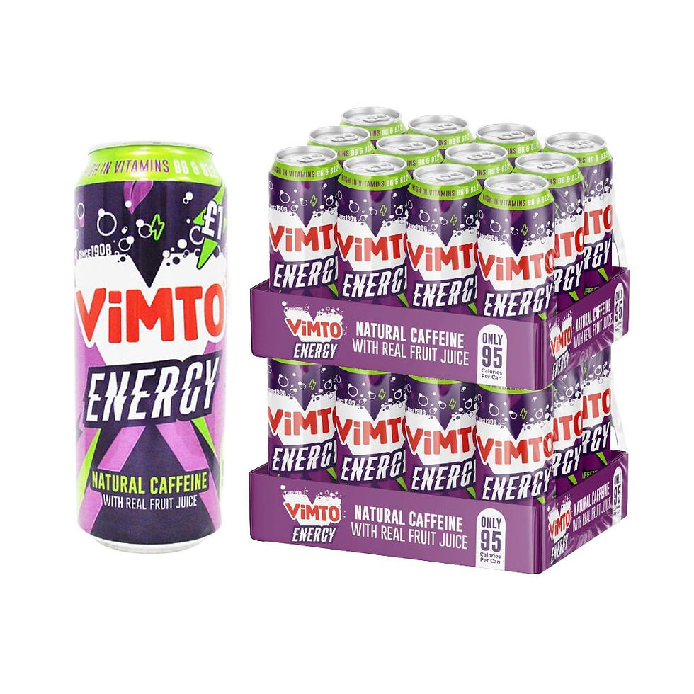 Vimto Energy NEW Natural Caffiene Drink 24 X 500ml Cans RM Wholesale Vimto Energy NEW Natural Caffiene Drink 24 X 500ml Cans RM Wholesale