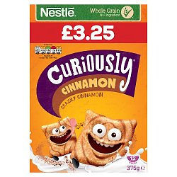 Nestle Curiously Cinnamon Cereal - 6 x 375g Boxes | RM Wholesale