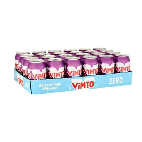 Vimto Fizzy Zero Sugar - 24 x 330ml Cans | RM Wholesale