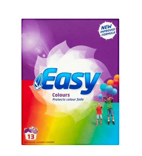Easy Laundry Powder Bio Colours - 6x 884g (6x 13 wash) | RM Wholesale