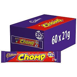 Cadbury Chomp Chocolate Bar - 60 x 21g | RM Wholesale