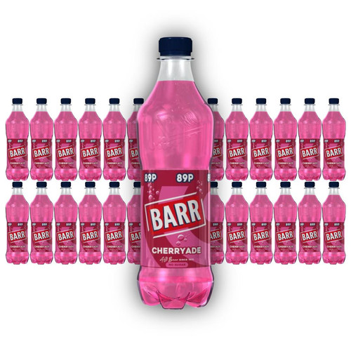 Barr Cherryade No Sugar - 24 x 500ml Bottles | RM Wholesale