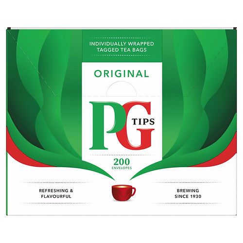 PG Tips Original Envelopes - 200 Tea Bags | RM Wholesale