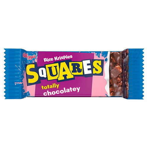 Kelloggs Squares Totally Chocolatey - 30 x 36g Cereal Bars | RM Wholesale