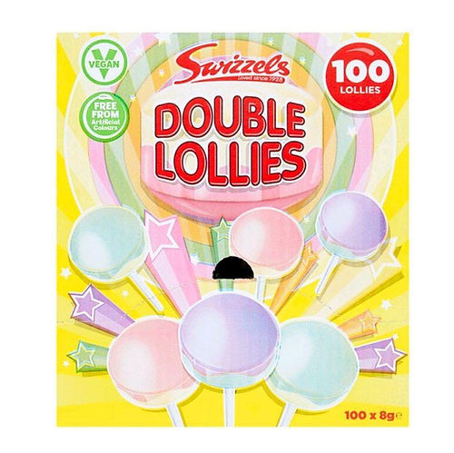 Swizzels Double Lollies - 100 Lolly Pack | RM Wholesale