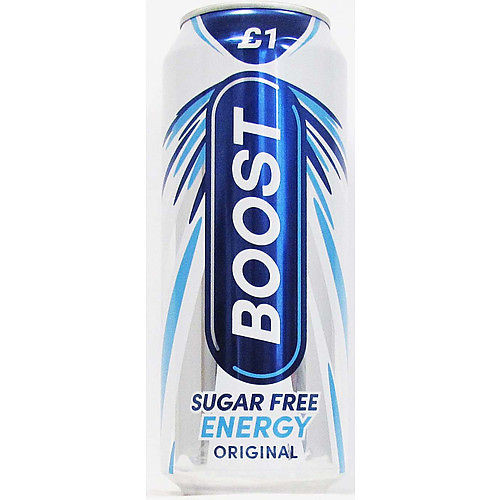 Boost Energy Sugar Free - 12 x 500ml Cans | RM Wholesale