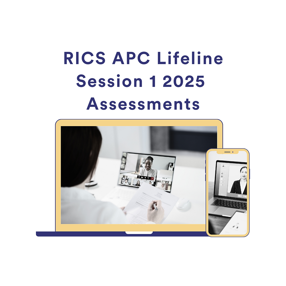 RICS APC Lifeline – Session 1 2025 Assessments