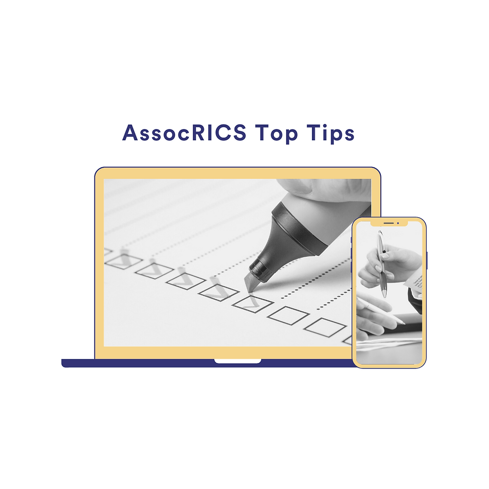 RICS AssocRICS Lifeline – 5 Top Tips to Ace Your AssocRICS Summary of ...