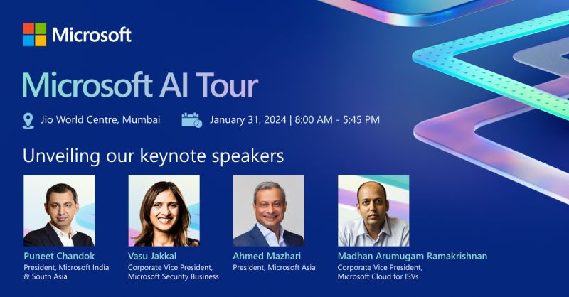 Microsoft AI Tour | EdEvents Community