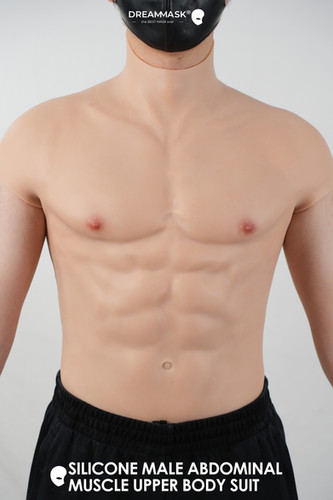 MMS Silicone Male Abdominal Muscle Upper Body Suit | celes