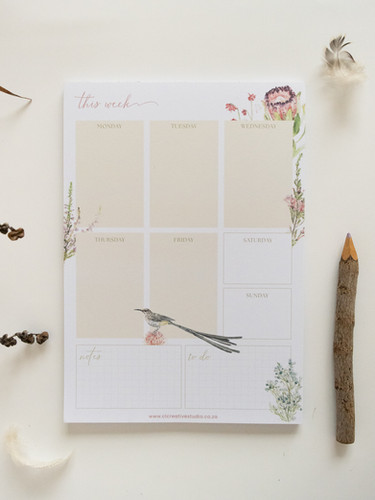 A5 Weekly Planner - Sugarbird Collection | CL Creative Studio