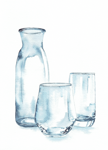 Indigo Glass - Original | CL Creative Studio