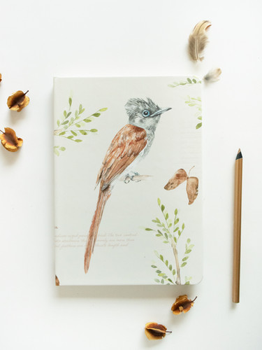 Paradise Flycatcher - A5 Journal | CL Creative Studio
