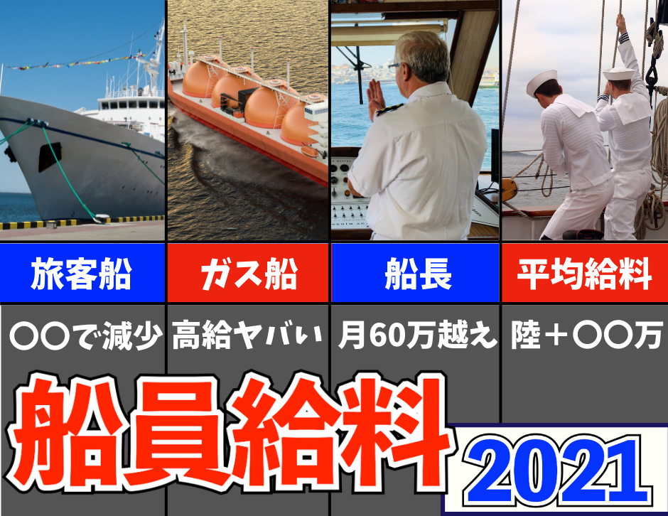 【内航編】船員の給料・平均年収はいくら?ボーナス・初任給について解説! Itecmarin