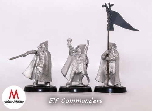 Elf Commanders (x3) | Medbury Miniatures