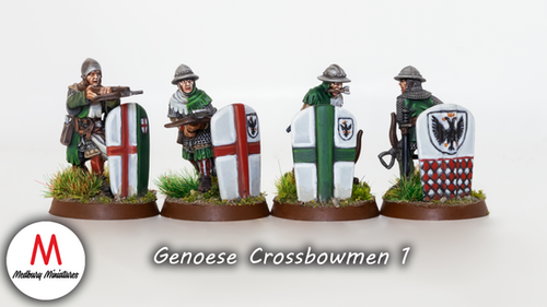 Genoese Crossbowmen 1 | Medbury Miniatures